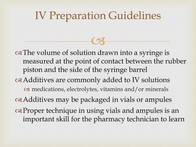 Iv admixtures PPT | PPTX | First Aid | Injuries