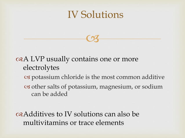 Iv admixtures PPT | PPTX | First Aid | Injuries