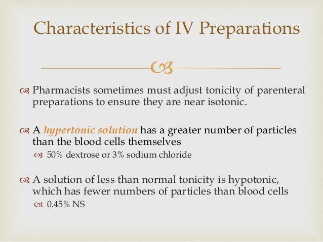 Iv admixtures PPT