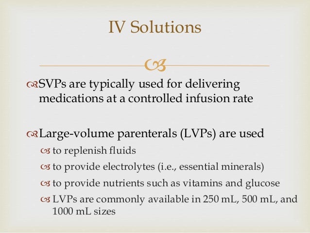 Iv admixtures PPT