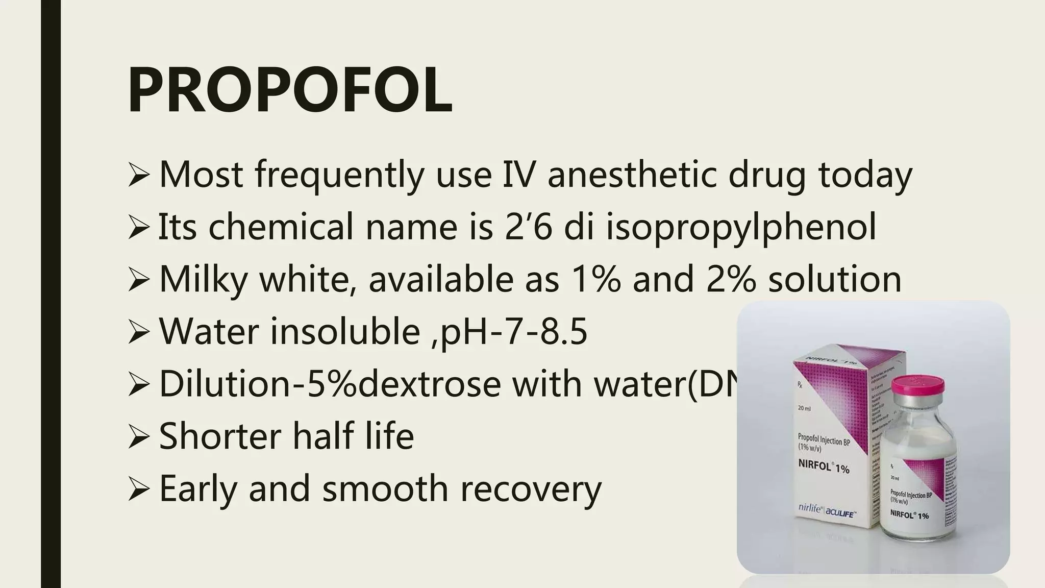 INTRAVENOUS AND INHALATIONAL ANESTHETIC AGENTS | PPTX