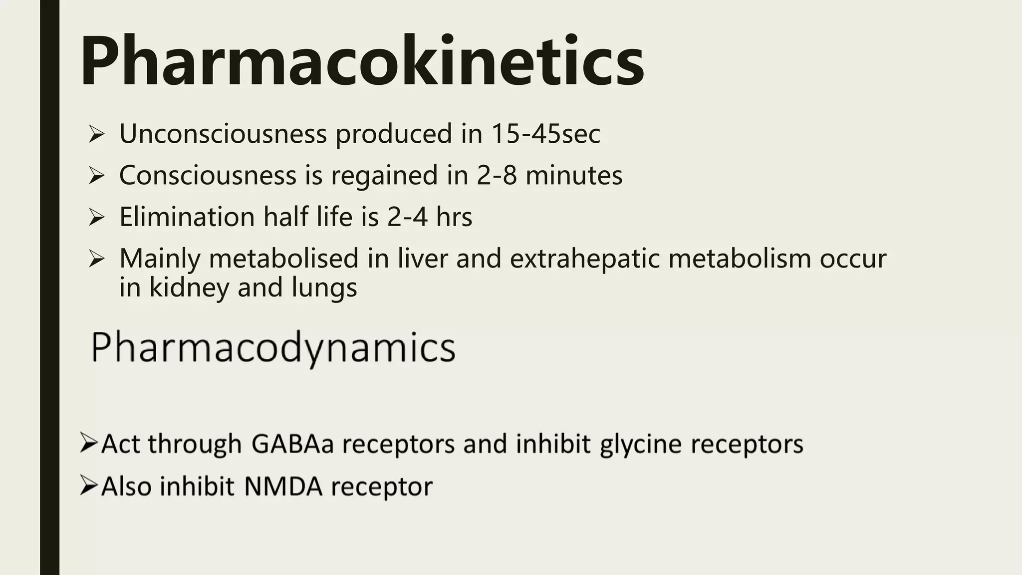 INTRAVENOUS AND INHALATIONAL ANESTHETIC AGENTS | PPTX
