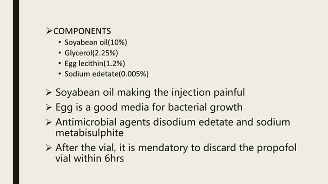INTRAVENOUS AND INHALATIONAL ANESTHETIC AGENTS | PPTX