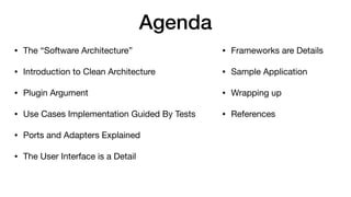 Clean Architecture Essentials - Stockholm Software Craftsmanship | PDF