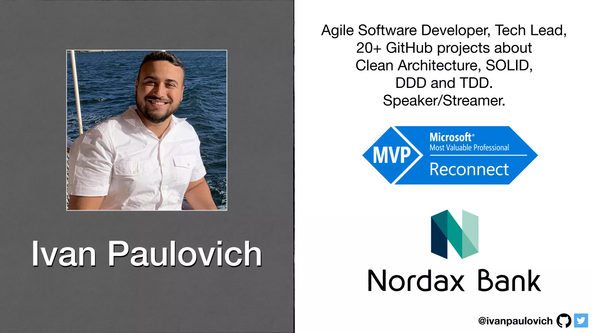 DDD Tactical Design with Clean Architecture - Ivan Paulovich | PPT DDD Tactical Design with Clean Architecture - Ivan Paulovich | PPT