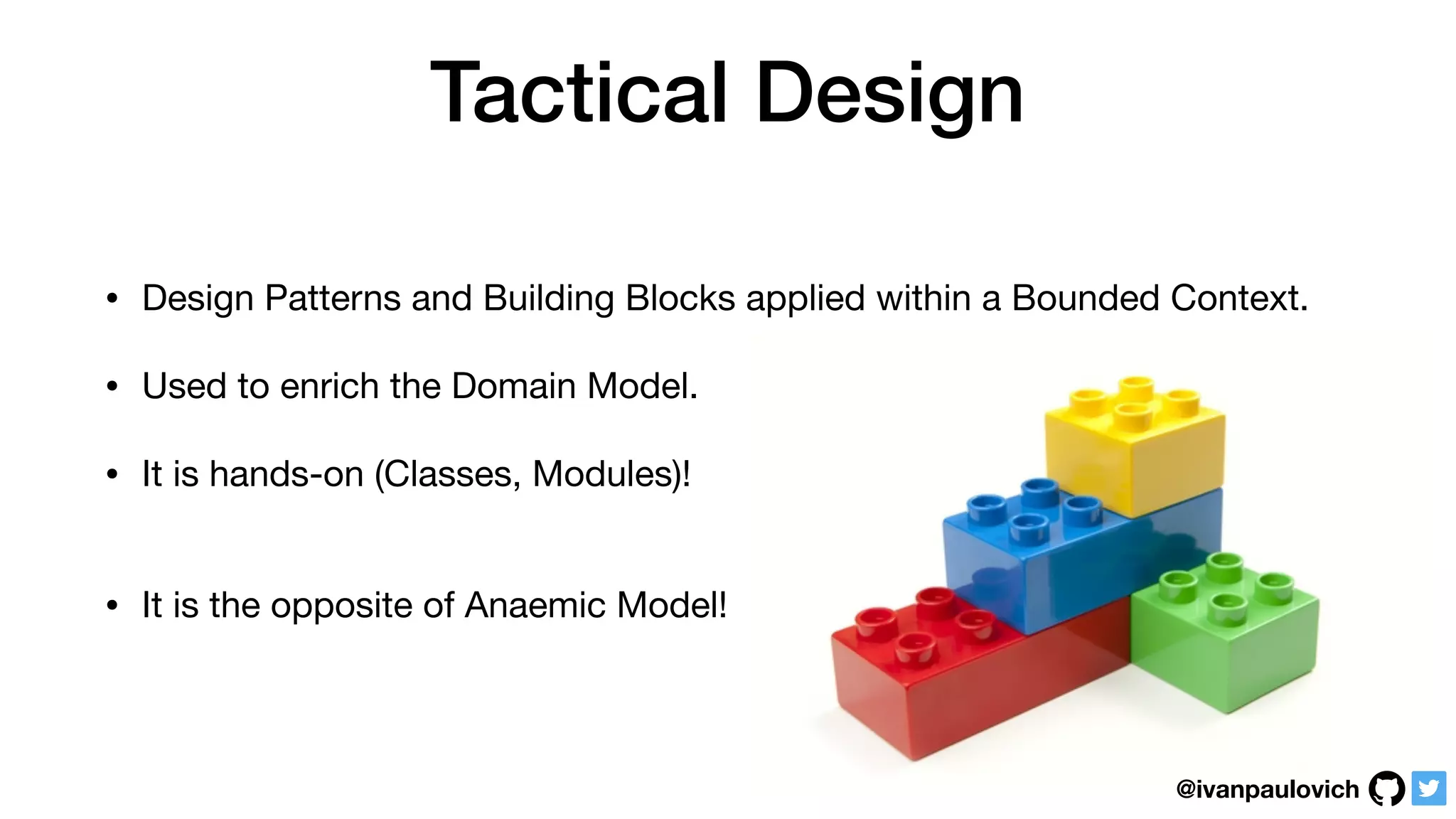 DDD Tactical Design with Clean Architecture - Ivan Paulovich | PPT