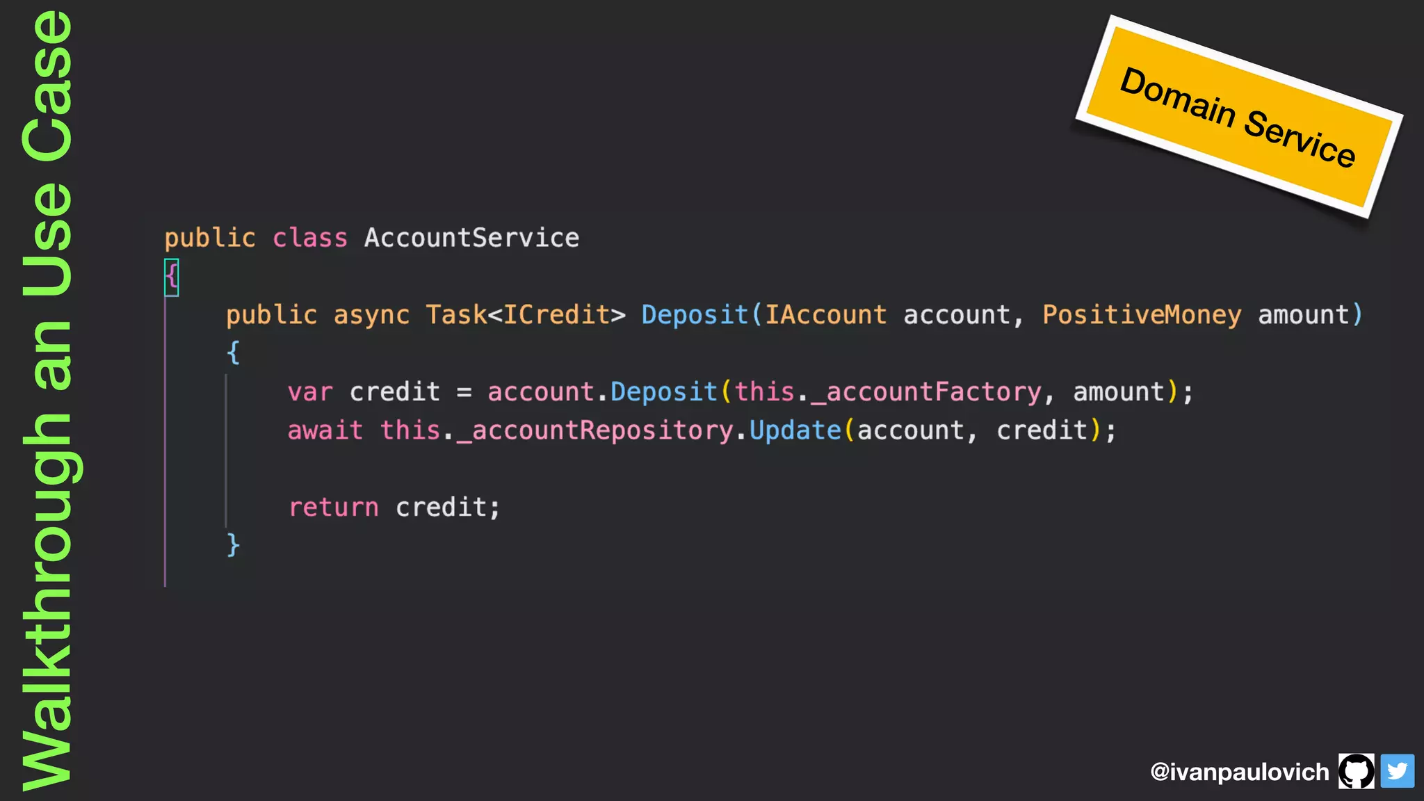 DDD Tactical Design with Clean Architecture - Ivan Paulovich | PPT