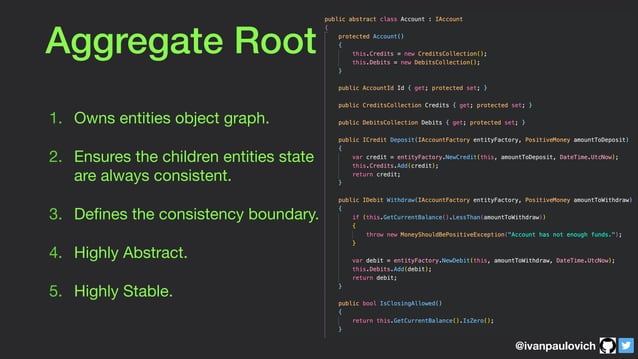 Ddd Tactical Design With Clean Architecture Ivan Paulovich Ppt 