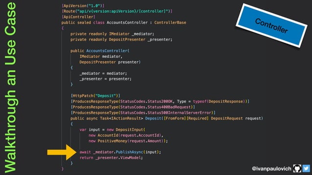 DDD Tactical Design with Clean Architecture - Ivan Paulovich | PPT