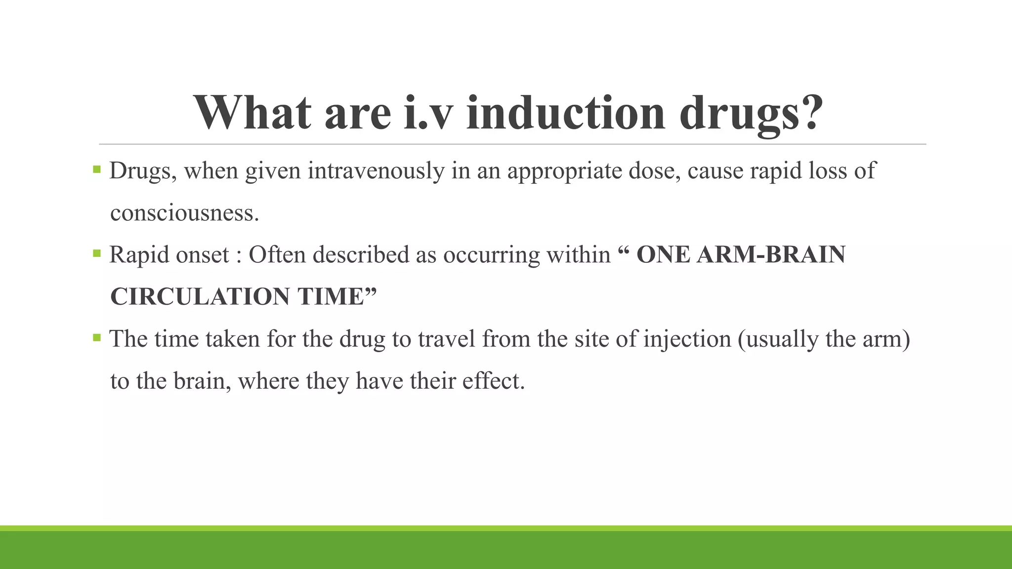 Intravenous Induction agents | PPTX