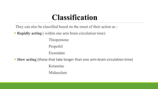 Intravenous Induction agents | PPTX