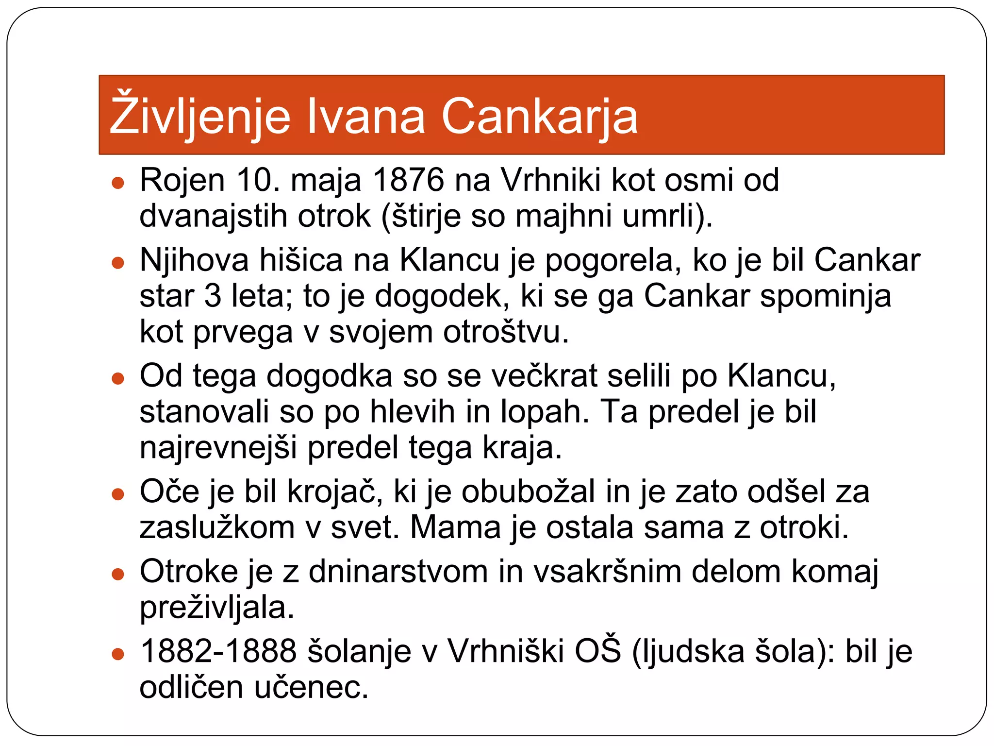 Ivan Cankar Bobi | PPTX
