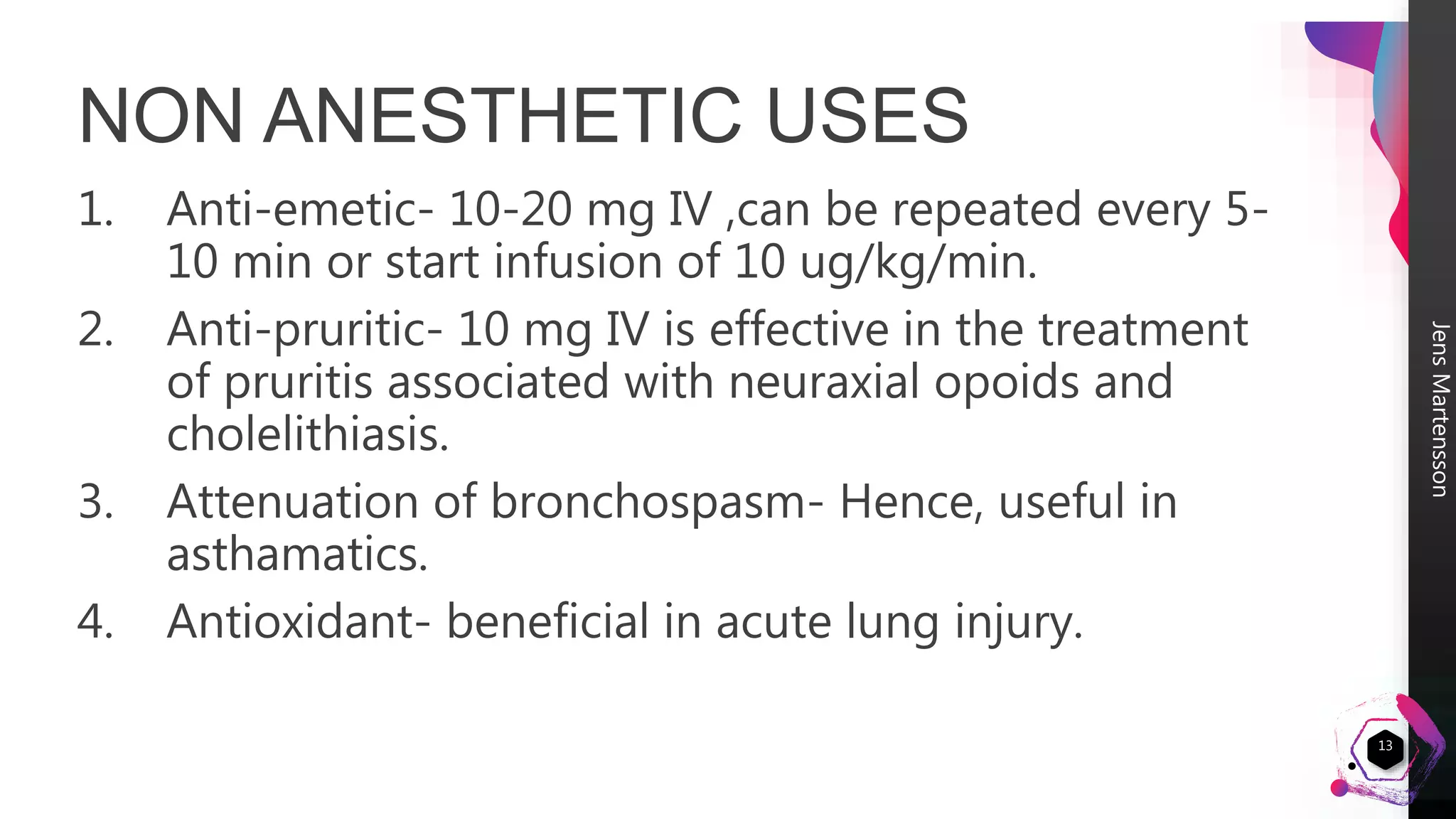 Intravenous Anestetics by Meghana C | PPTX