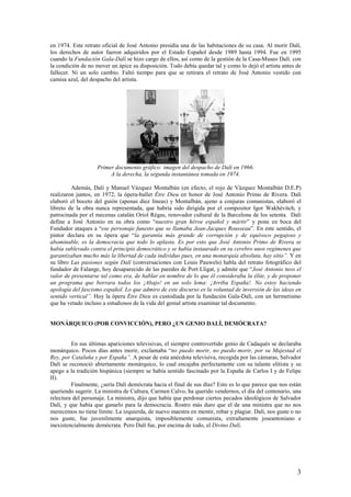 Centenario de Dalí: el genio y la politica - Iván García Vázquez | PDF