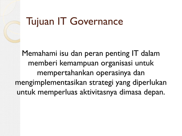 What is IT governance? | PPT