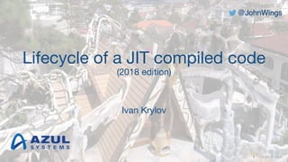 Lifecycle of a JIT compiled code | PPT | Free Download