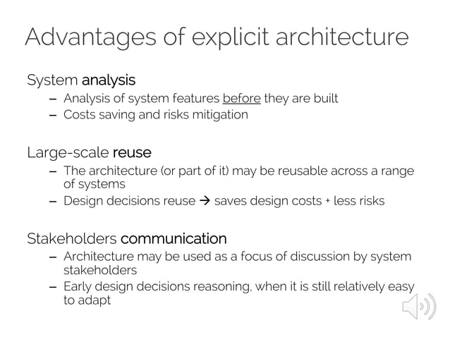 [2016 2017] Introduction To Software Architecture Ppt