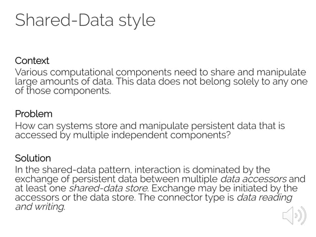 [2016/2017] Introduction to Software Architecture | PPT
