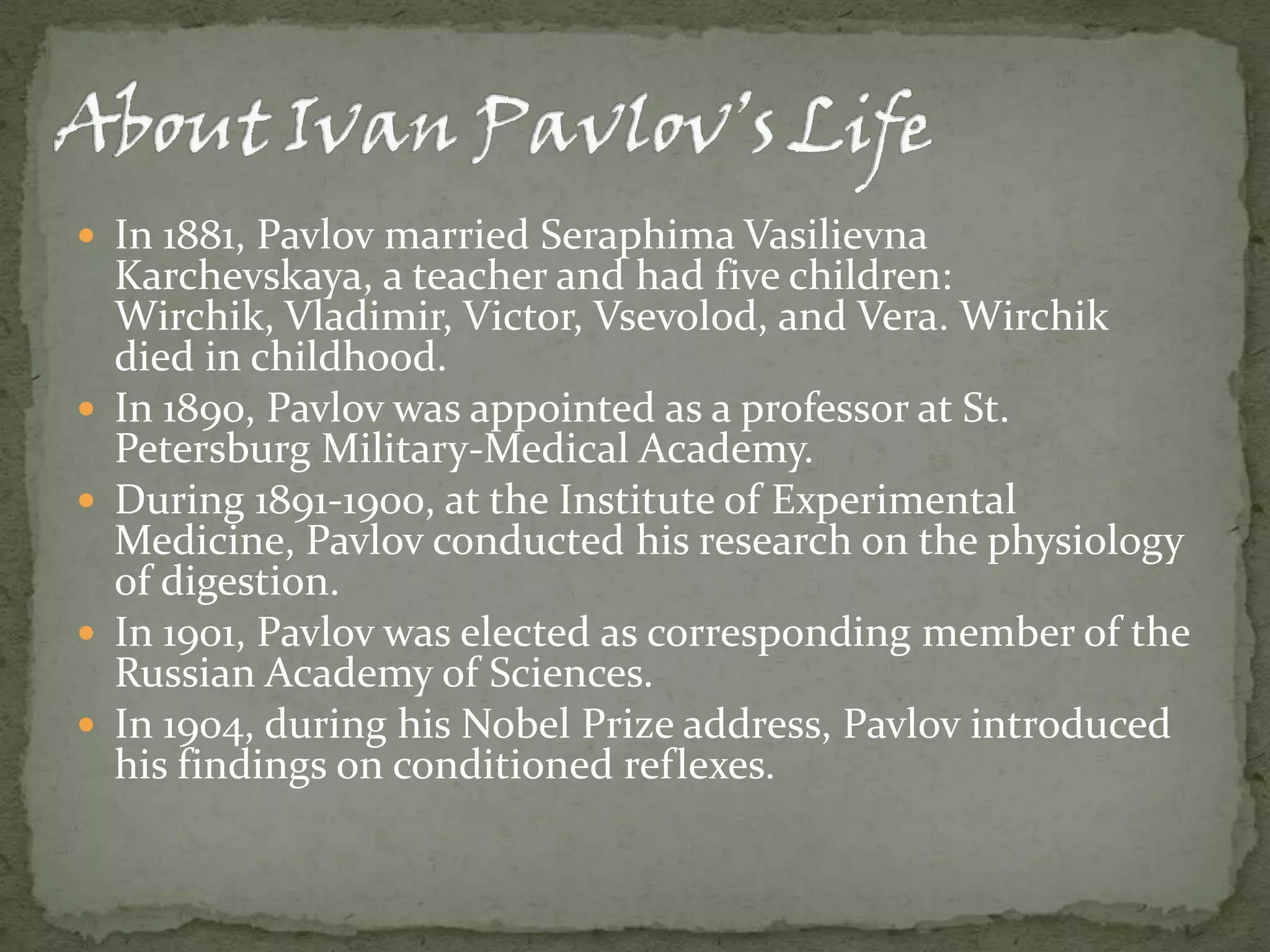ppt on Ivan pavlov | PPTX