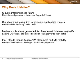 PLNOG 8: Ivan Pepelnjak - Data Center Fabrics - What Really Matters | PPT