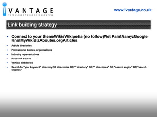 Ivantage: Search marketing trends | PPT