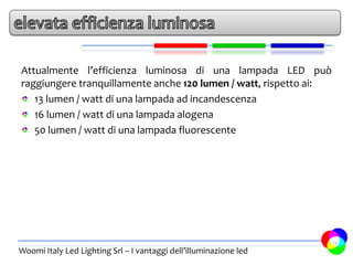 I vantaggi dell'illuminazione led | PDF