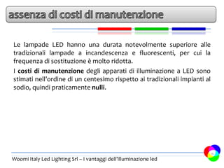 I vantaggi dell'illuminazione led | PDF