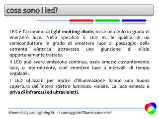 I vantaggi dell'illuminazione led | PDF