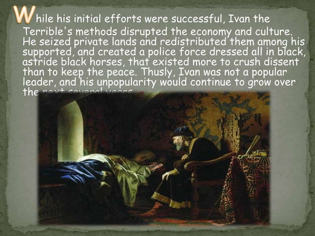 Ivan the terrible | PPTX | Celebrity Families | Pop Culture