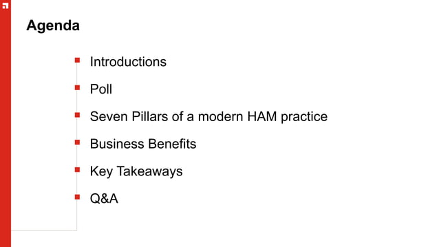 Seven Pillars of a Modern Hardware Asset Management (HAM) Practice | PPTX