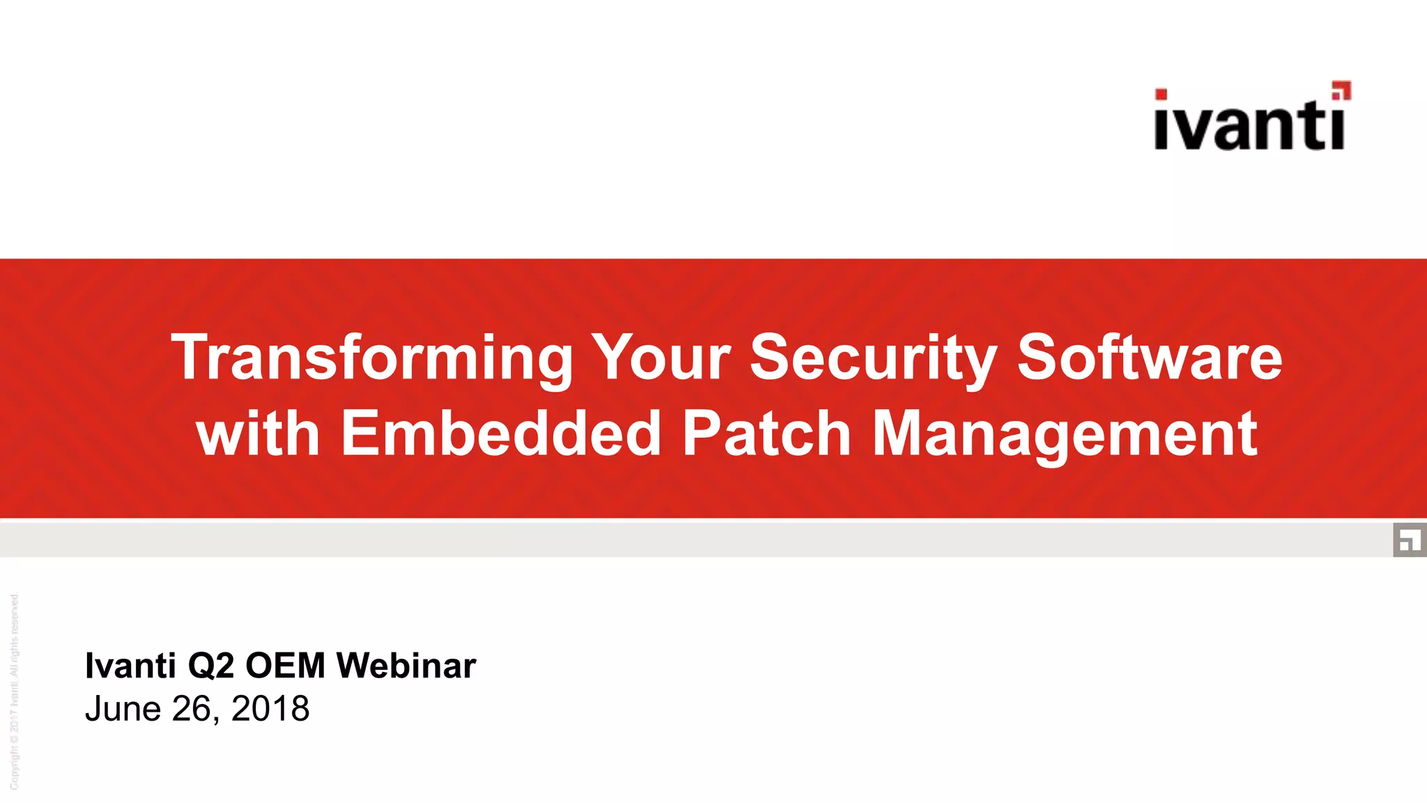 Transforming your Security Products at the Endpoint | PPTX
