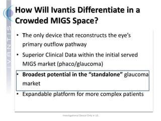 Anterior Segment Company Showcase - Ivantis | PPTX