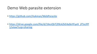 Shift Remote FRONTEND: Building Web Parasite Using Chrome Extension ...