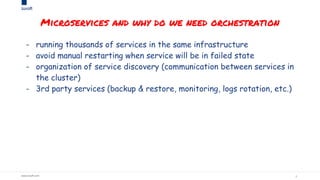 Ivan Zhuravel and Ihor Khlaponin "DC/OS vs Kubernetes. Let the Fight ...
