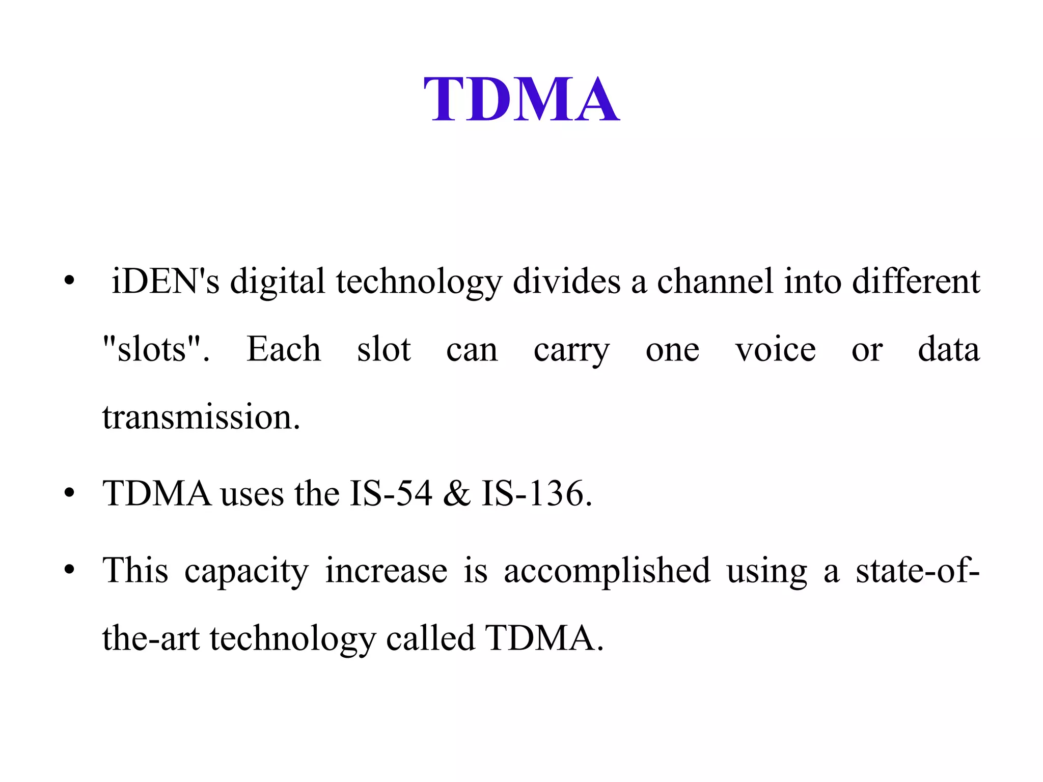 iDEN Technology | PPSX