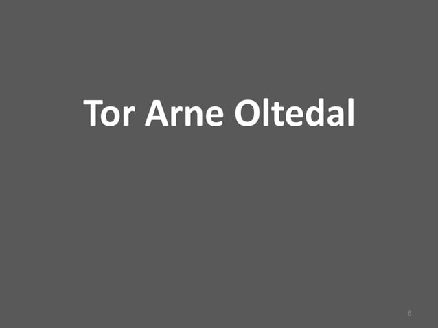 BK2011 Oltedal - Effektiv servicevarsling ved bruk av sms | PPT