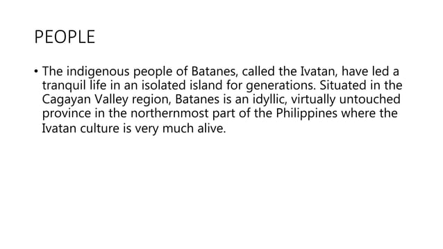 Ivatan people-batanes-and-traditions | PPTX | Asia Travel | Travel ...