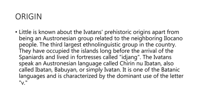 Ivatan people-batanes-and-traditions | PPTX | Asia Travel | Travel ...