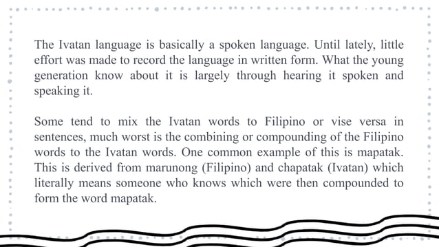 IVATAN WORDS.pptx | Asia Travel | Travel Locations