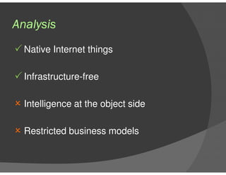 Architectures for the Internet of Things | PPT