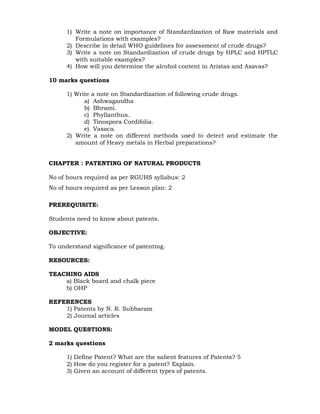 Iv b ph ind pharmacognosy vvb | PDF