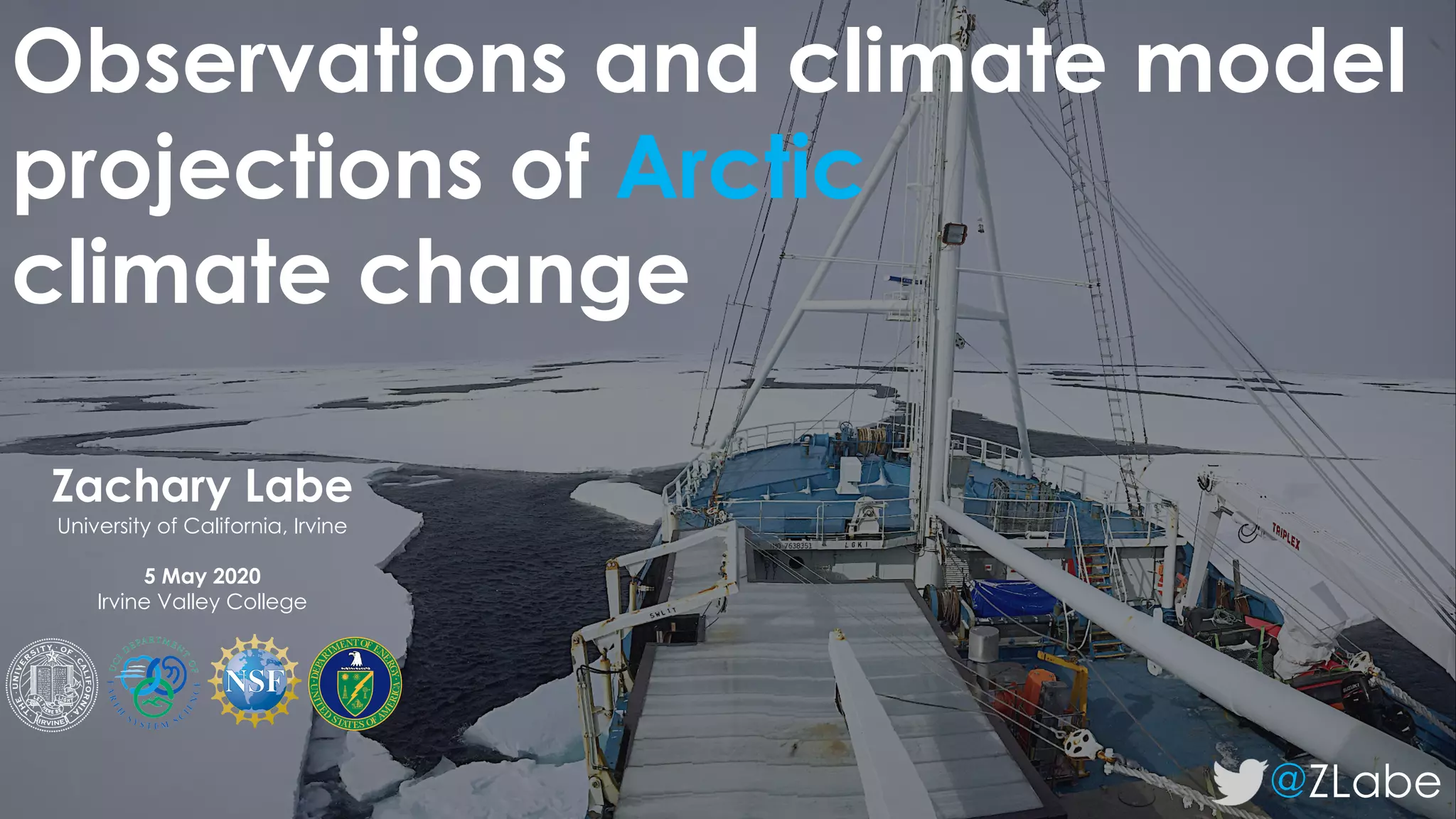 Observations and climate model projections of Arctic climate change | PPT