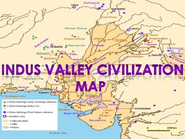 Map Of India Indus Valley - United States Map