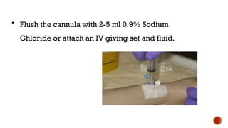 Intravenous (IV) Cannulation - Dr.Rajib Hossain.pptx