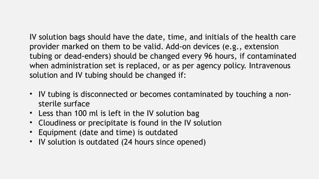 IV cannula and equipment for Medication Administration | PPTX