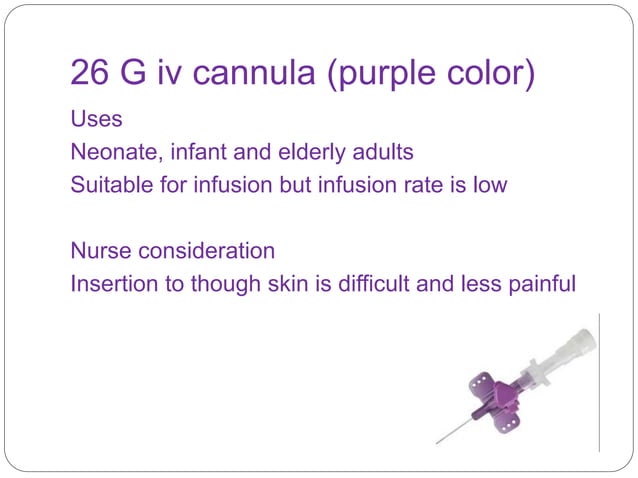 Iv cannula color codes | PPTX | Parenting Babies and Toddlers | Parenting