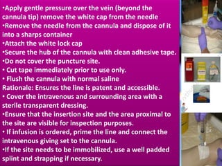 IV CANNULA INSERTION | PPTX