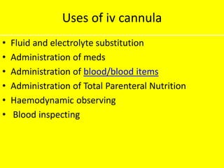 Iv cannula PPT
