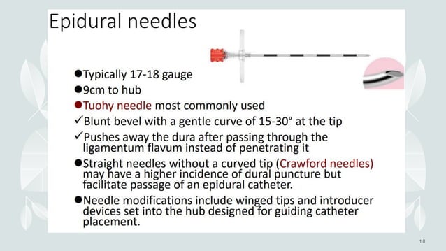 IV CANNULAS spinal needles and epidural needles | PPTX