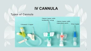 IV CANNULAS spinal needles and epidural needles | PPTX